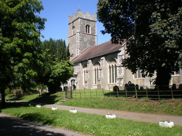 T:UK - Bunwell Church Tower