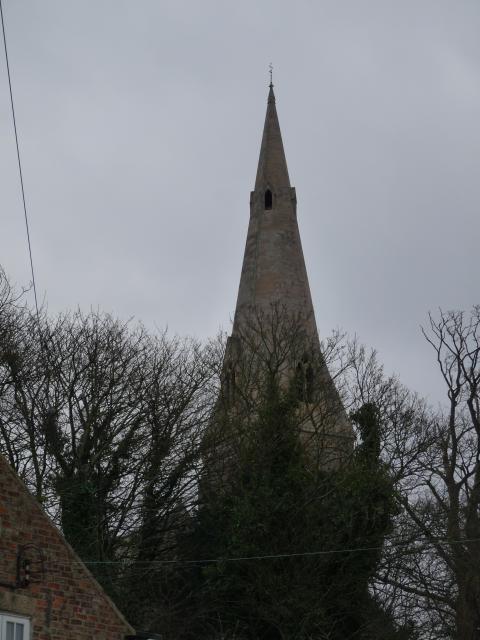 T:UK - Hunsingore Church Spire