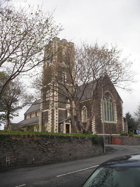 T:UK - Llansamlet Church Tower Flagstaff