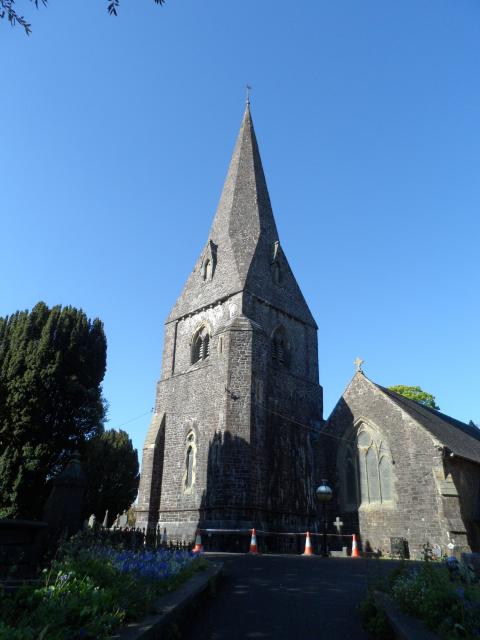 T:UK - Llanddarog Church Spire