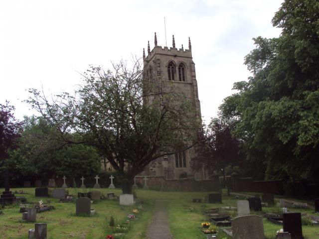 T:UK - Greasley Church Tower Flagstaff