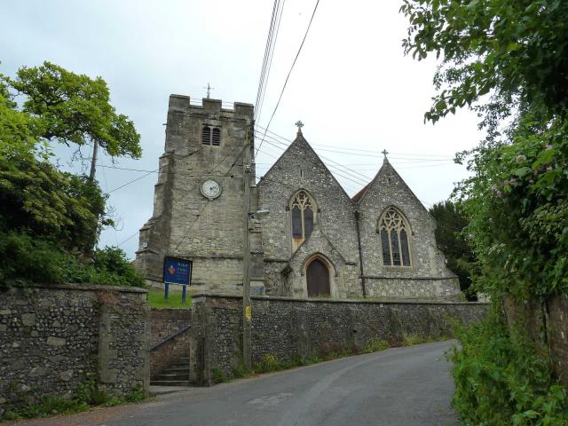 T:UK - Eling Church Tower Flagstaff
