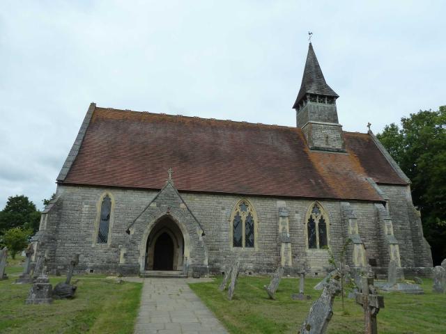 T:UK - Netley Marsh Church Spire