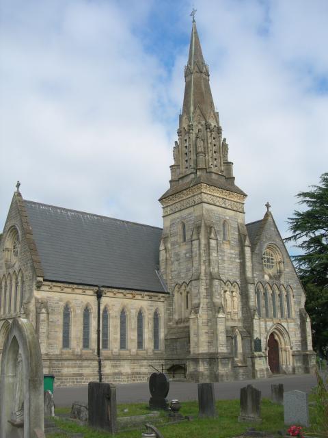 T:UK - Wimborne Road Cemetery Church Spire