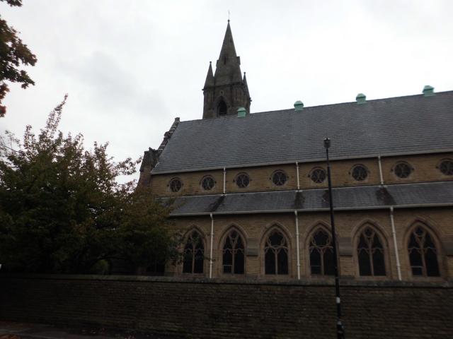T:UK - Stretford Catholic Church Spire