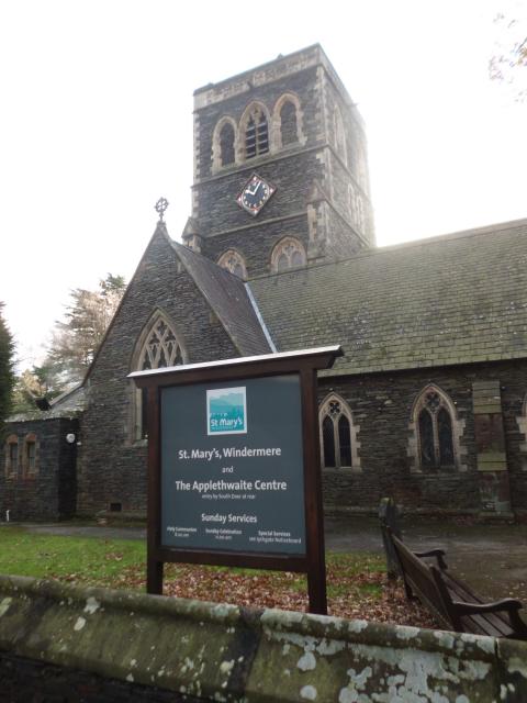 T:UK - Windermere Church Tower Vane