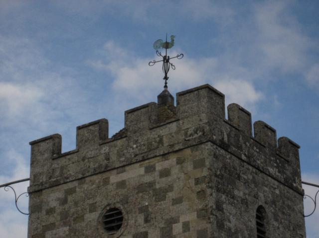 T:UK - Britford Church Tower Vane