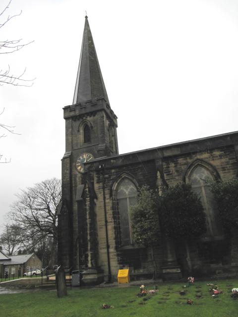 T:UK - Birkenshaw Church Spire St Pauls