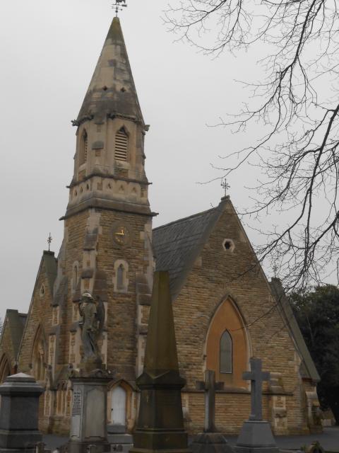 T:UK - Warrington Cemetery Spire