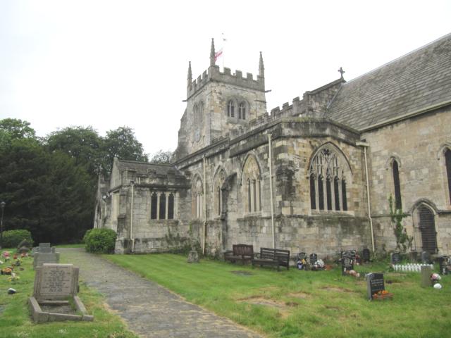 T:UK - Sherburn in Elmet Church Tower Flagstaff