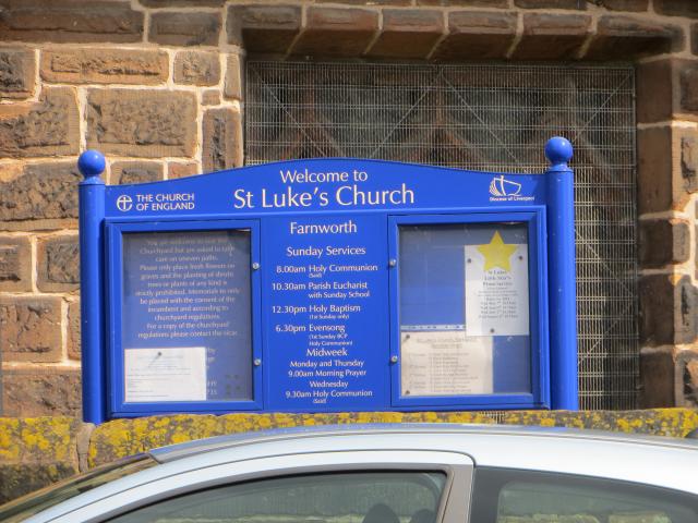T:UK - Farnworth Church Tower Vane