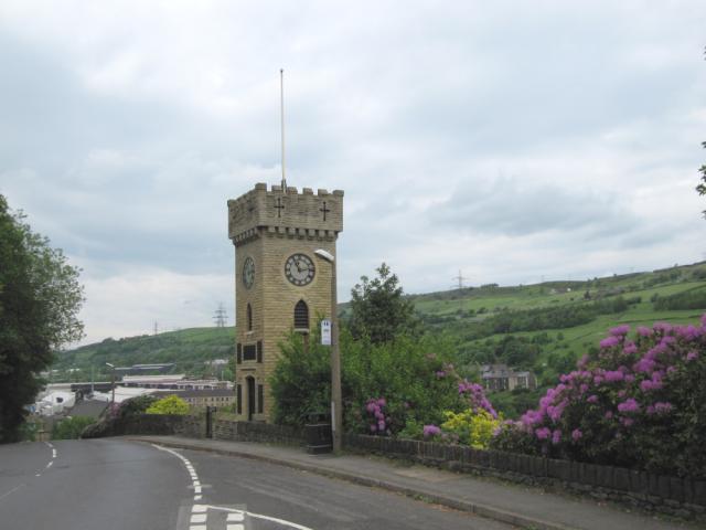 T:UK - Stocksbridge Clock Tower Flagstaff