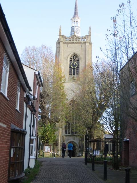T:UK - Swaffham Church Tower Vane
