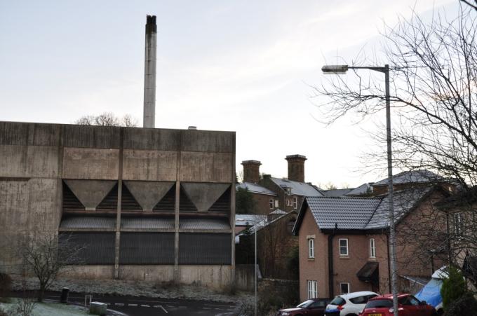 T:UK - Dingleton Mental Hospital Chimney