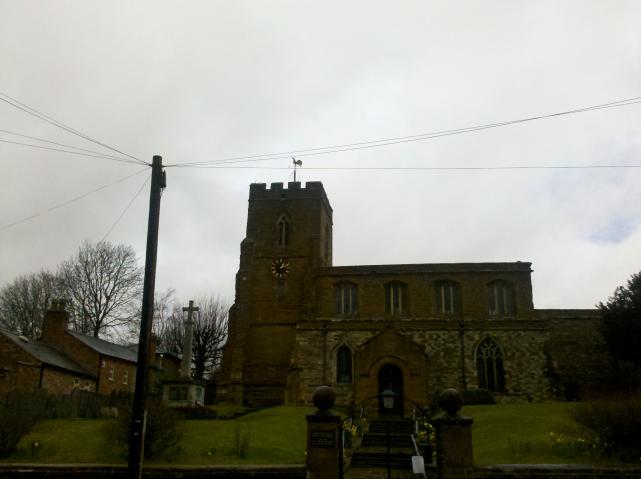T:UK - West Haddon Church Tower Flagstaff