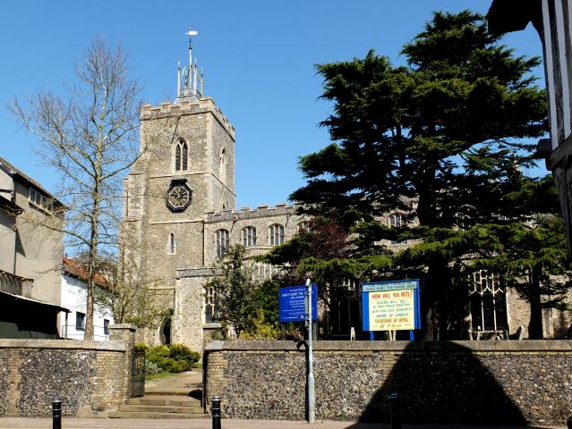 T:UK - Diss Church Tower Vane