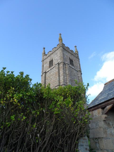 T:UK - Phillack Church Tower Flagstaff