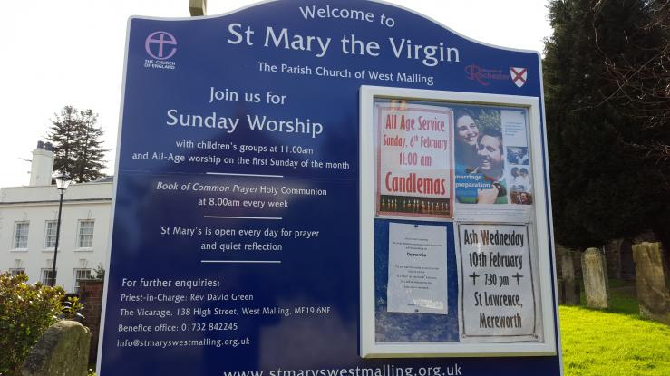 T:UK - West Malling Church Spire