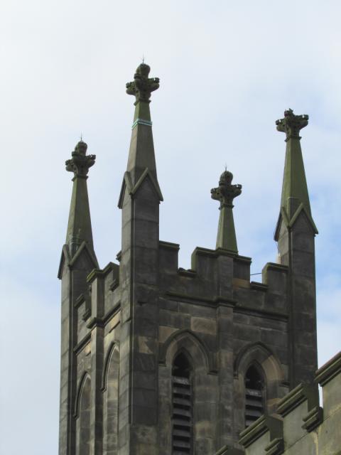 T:UK - Broughton Church Tower Flagstaff