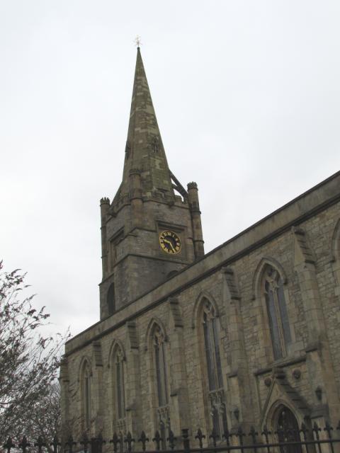 T:UK - Clitheroe St Marys Church Spire