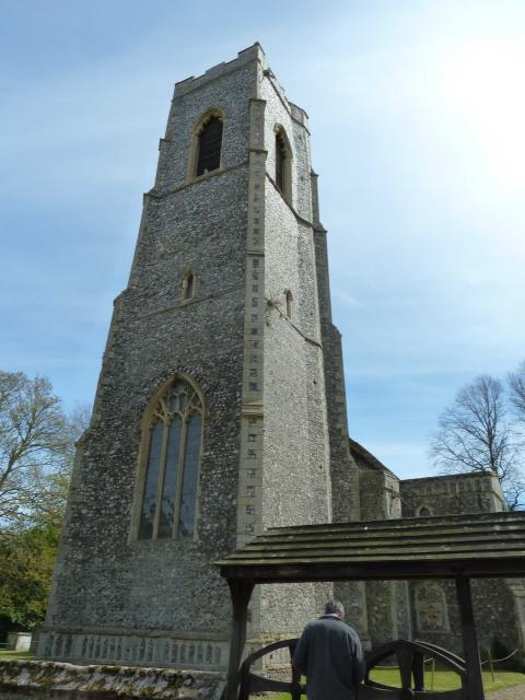 T:UK - Scottow Church Tower All Saints