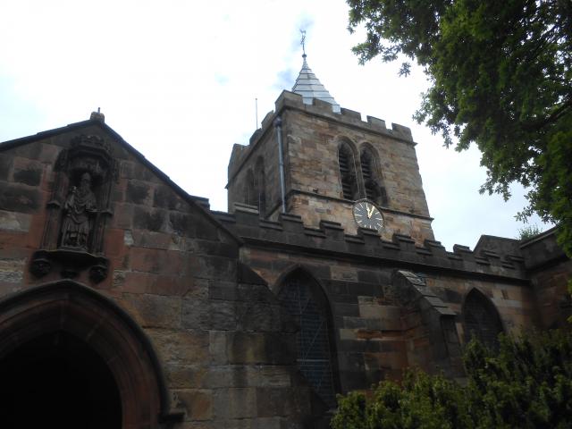 T:UK - Hawarden Church Spire