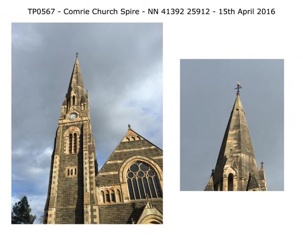 T:UK - Comrie Church Spire