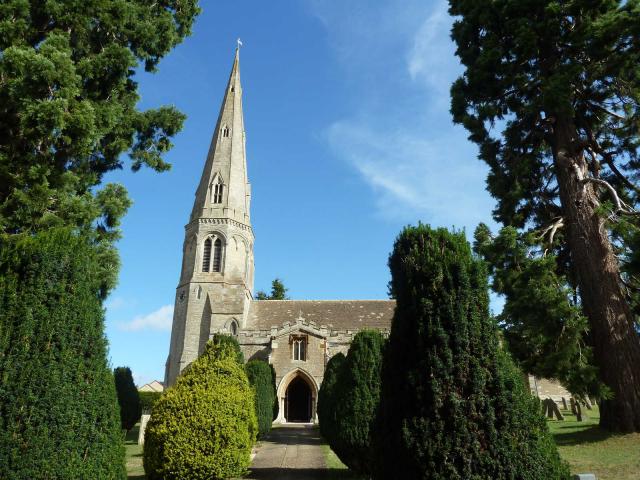 T:UK - Stanwick Church Spire