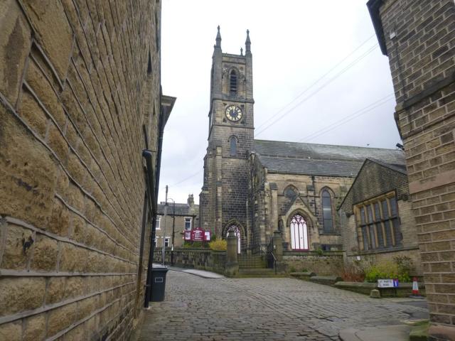 T:UK - St Mary Church Tower Honley Centre