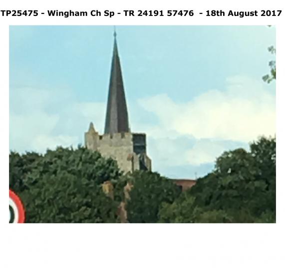 T:UK - Wingham Church Spire
