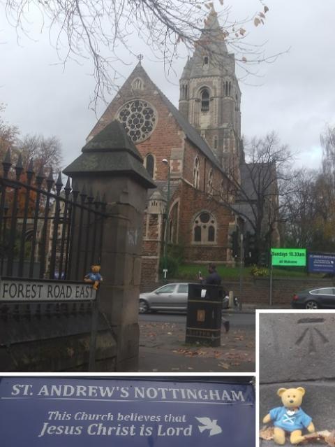 T:UK - St Andrews Church Spire Nottingham