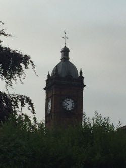 T:UK - Hurst House Clock Tower Vane