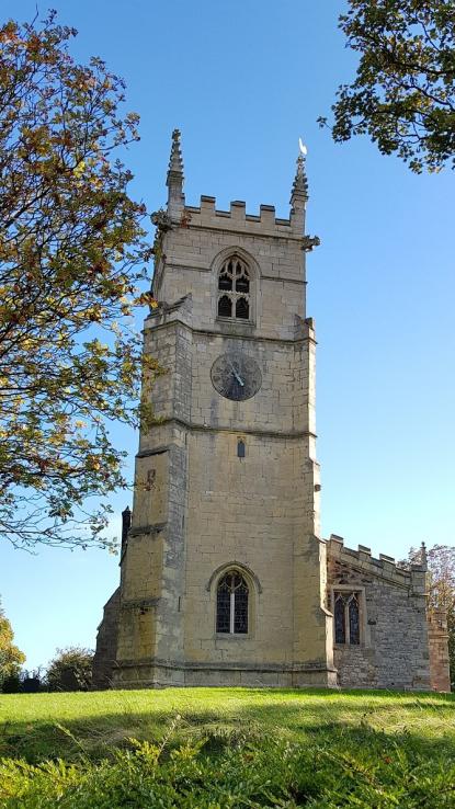 T:UK - High Melton Church Tower (1955) Centre
