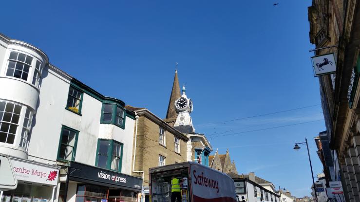 T:UK - Kingsbridge Town Hall Clock Tower