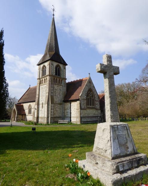 T:UK - Greatham Church Spire