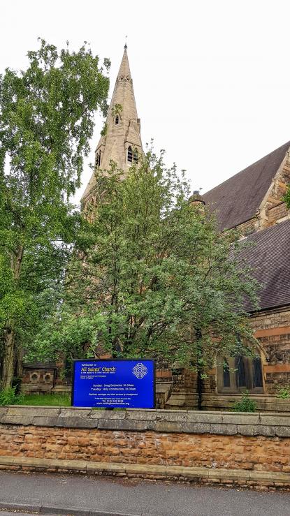T:UK - All Saints Church Spire Nottingham