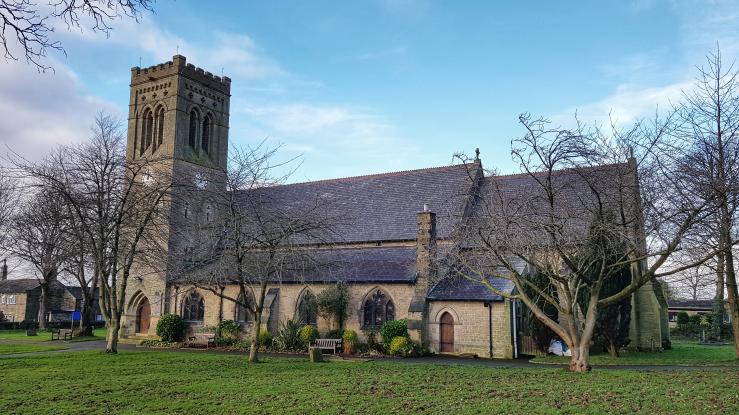 T:UK - St Johns Church Tower Lepton Centre