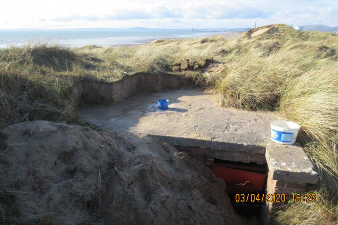 T:UK - Kenfig Burrows Pillbox