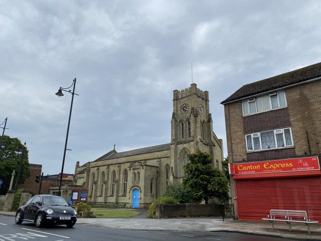 T:UK - Fareham Church Spire