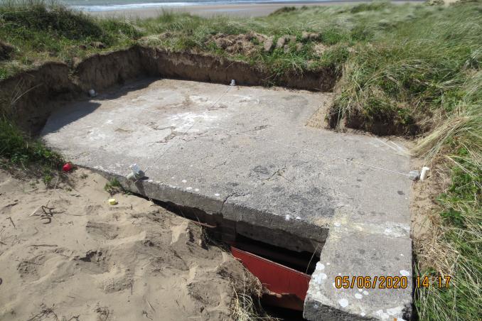 T:UK - Kenfig Burrows Pillbox