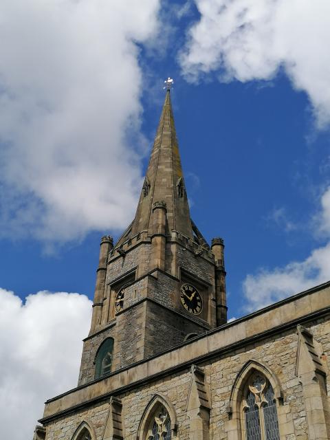 T:UK - Clitheroe St Marys Church Spire