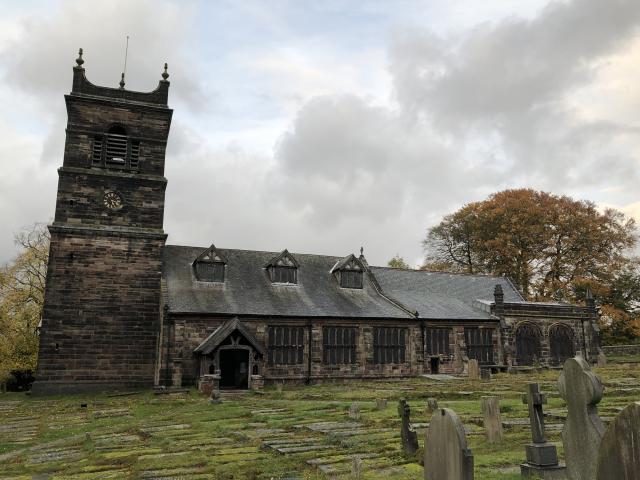 T:UK - Rostherne Church Tower Flagstaff