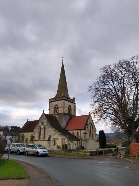 T:UK - Brockham Church Spire