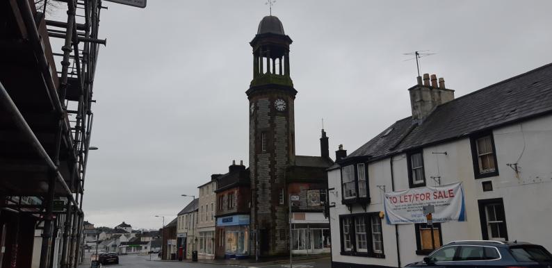 T:UK - Castle Douglas Clock Tower Cupola
