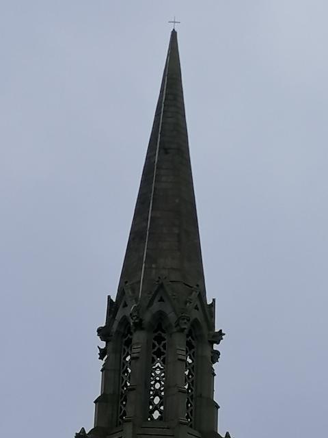 T:UK - Colne Cemetery Spire