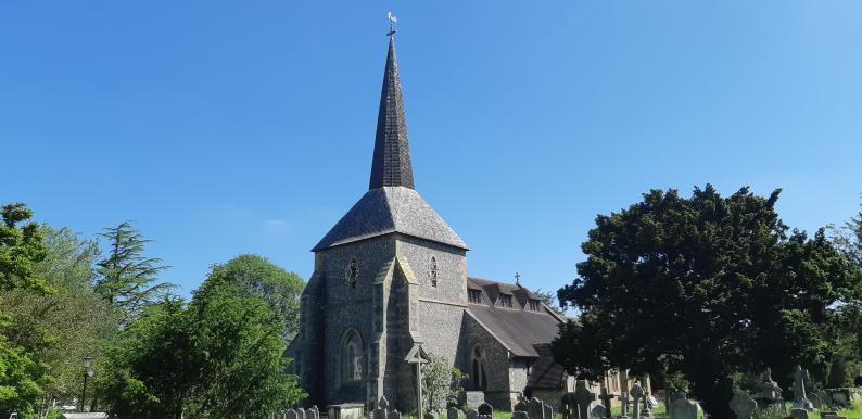 T:UK - Banstead Church Spire