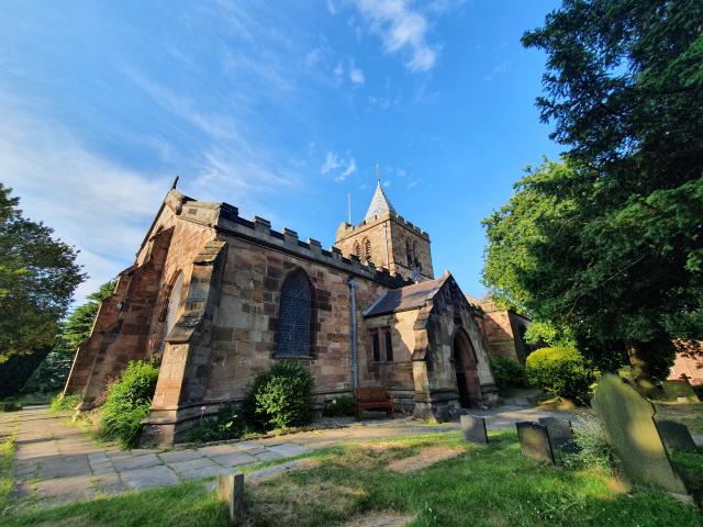 T:UK - Hawarden Church Spire