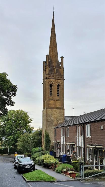 T:UK - Manchester Road Methodist Church Spire