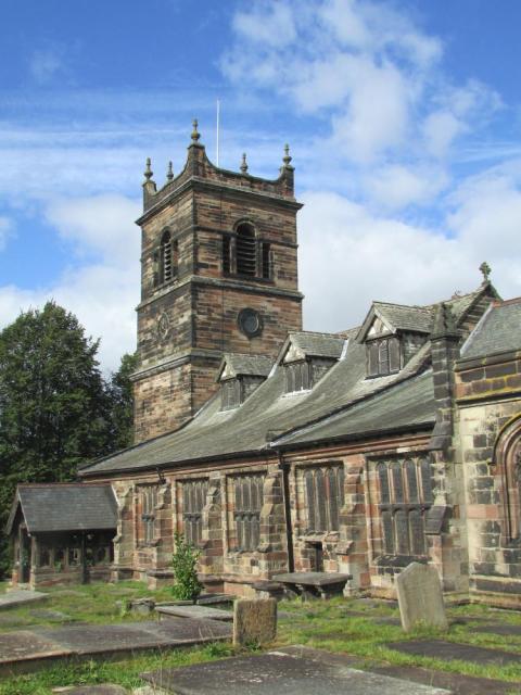 T:UK - Rostherne Church Tower Flagstaff