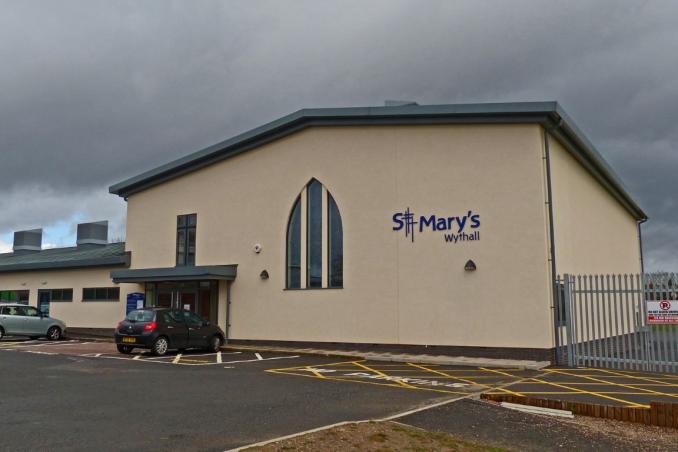 T:UK - Wythall Church Spired Tower